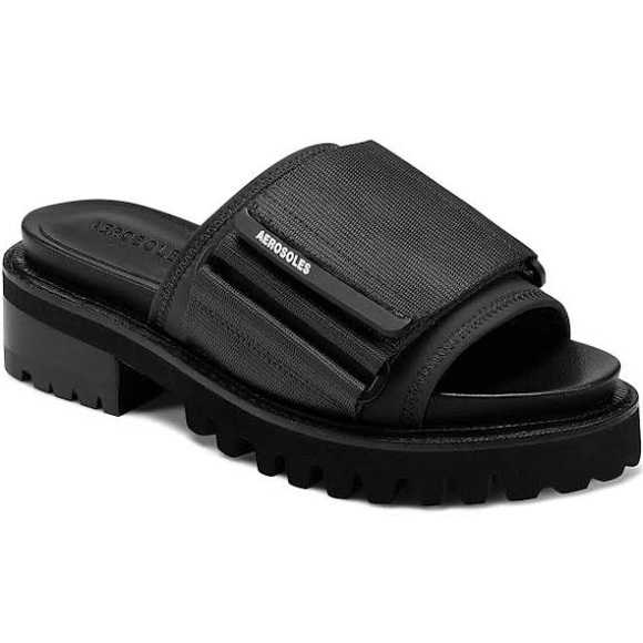 AEROSOLES | Shoes | Aerosoles Taylen Slides Sandals Lug Sole Nwt Sz 8m ...